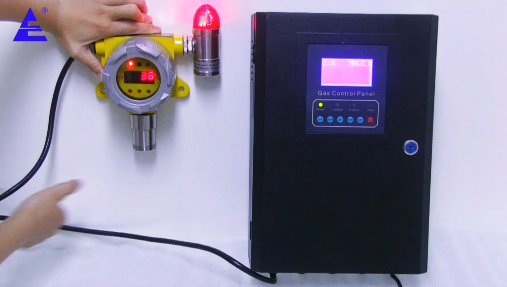 Fixed toxic xylene gas sensor monitor with 4-20mA or RS485 output